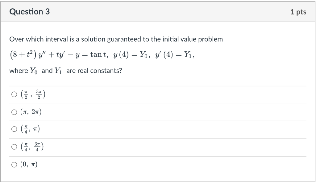 Solved Over Which Interval Is A Solution Guaranteed To The