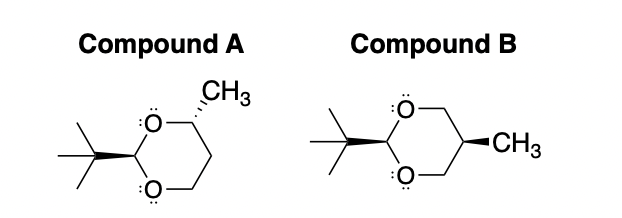 Solved Analyze the structures for Compound A and Compound B | Chegg.com