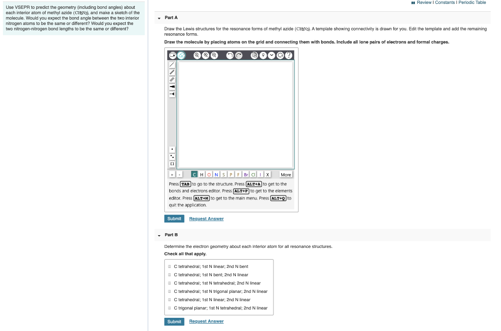 Solved Predict the geometry of each interior atom in acetic | Chegg.com