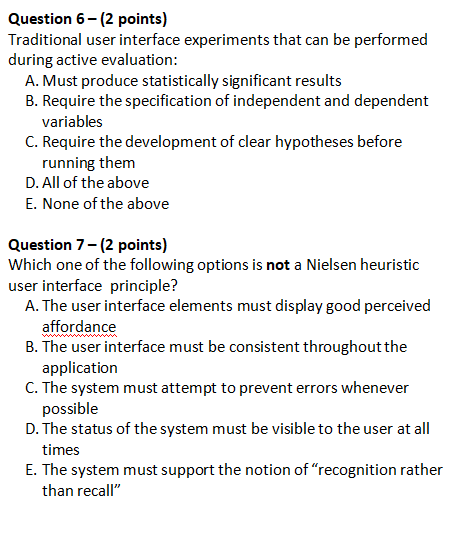 Solved Question 1 - ( 2 points) The Star model for user | Chegg.com
