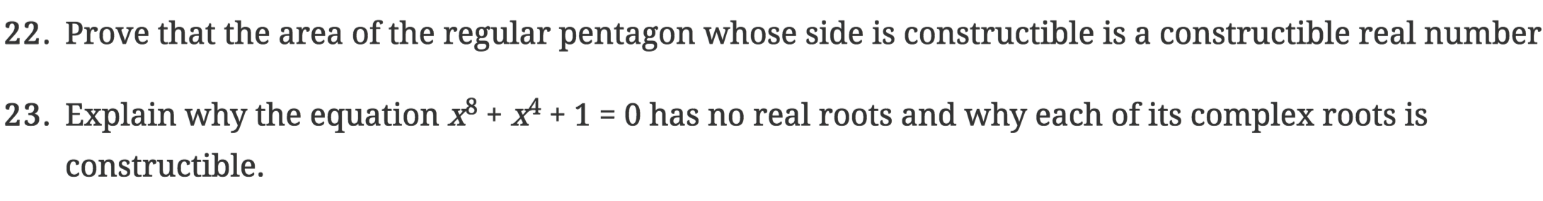 Solved 22. Prove that the area of the regular pentagon whose | Chegg.com
