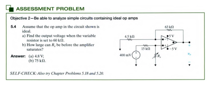 Solved Assessment Problem Objective 2 Be Able To Analyze