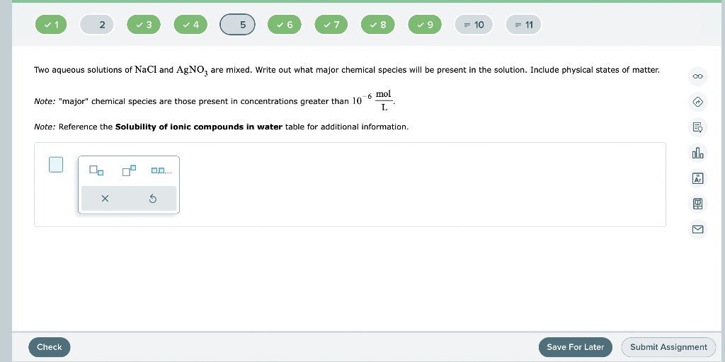 Solved Two aqueous solutions of NaCl and AgNO3 are mixed. | Chegg.com