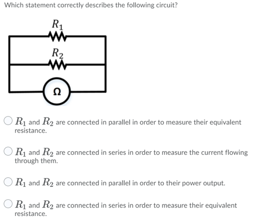 Solved The correct way to connect a voltmeter and an ammeter | Chegg.com