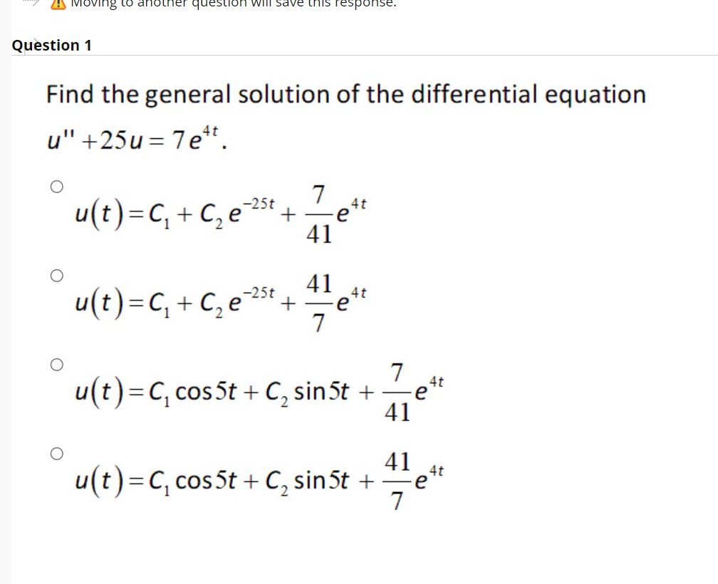 Solved Find the general solution of the differential | Chegg.com