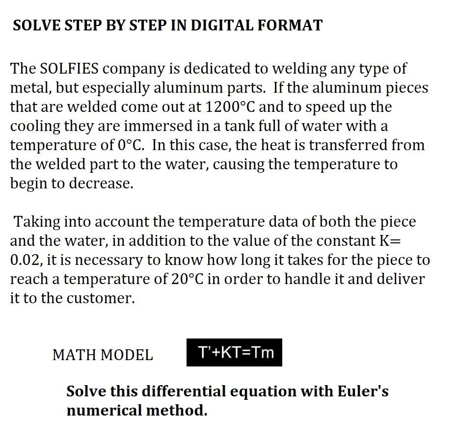 Solved SOLVE STEP BY STEP IN DIGITAL FORMAT The SOLFIES | Chegg.com