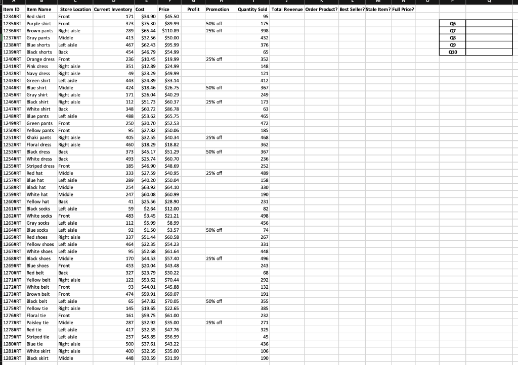 Need some assistance with this EXCEL problem. Here | Chegg.com