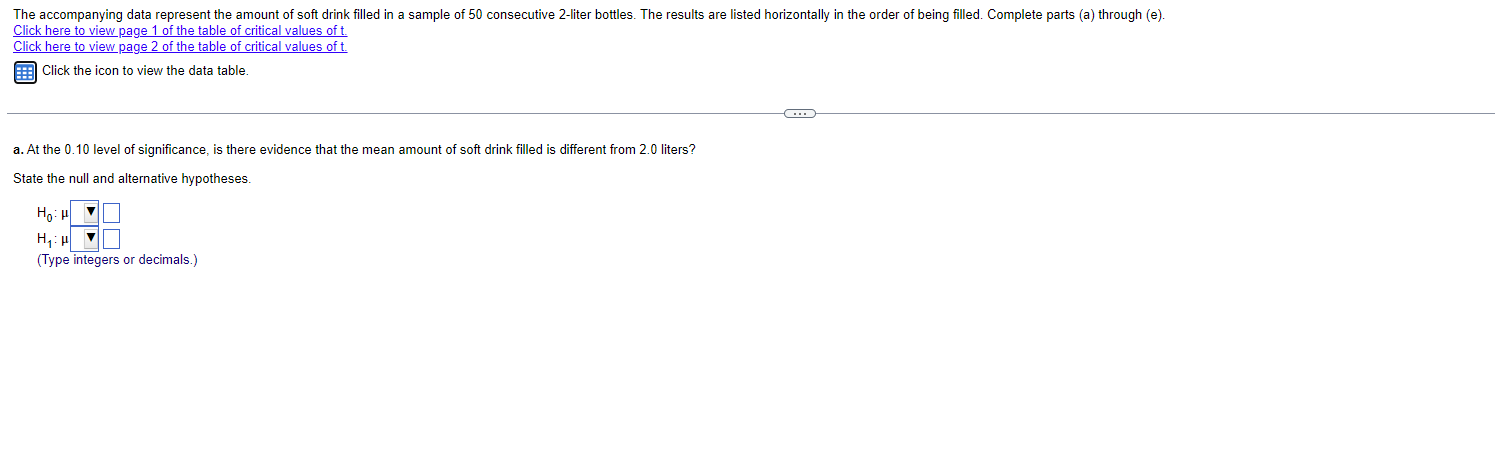 Solved Click the icon to view the data table. a. At the 0.10 | Chegg.com