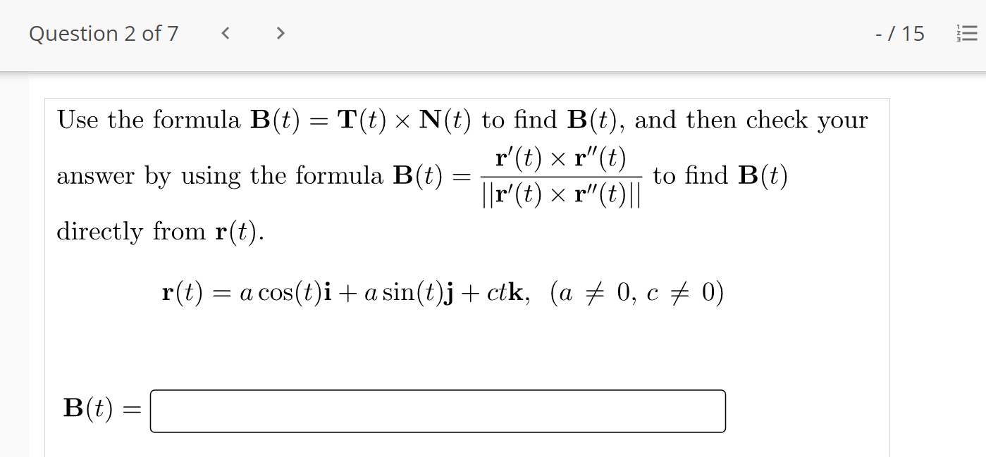 Solved Find T(t) and N(t) at the given point. | Chegg.com