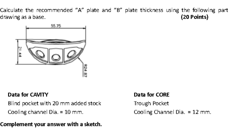 Solved Calculate the recommended A plate and B plate | Chegg.com