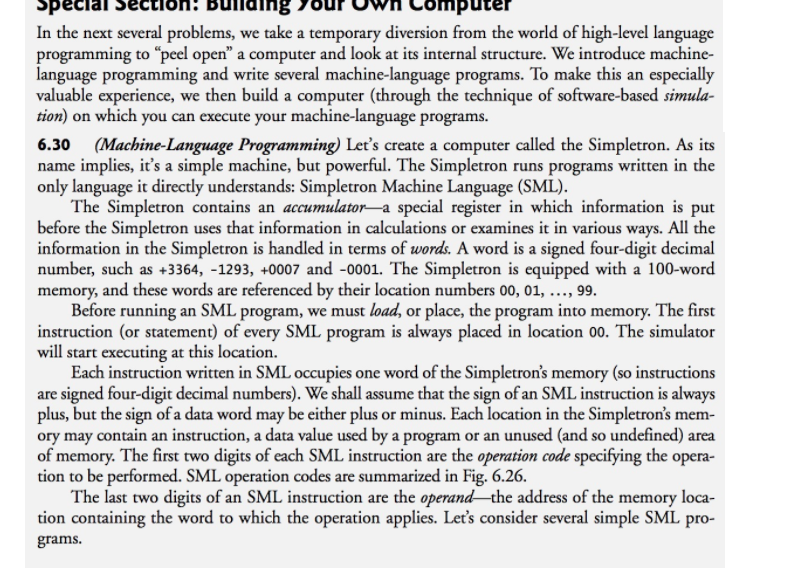 Operation code Meaning Input/output operations: | Chegg.com