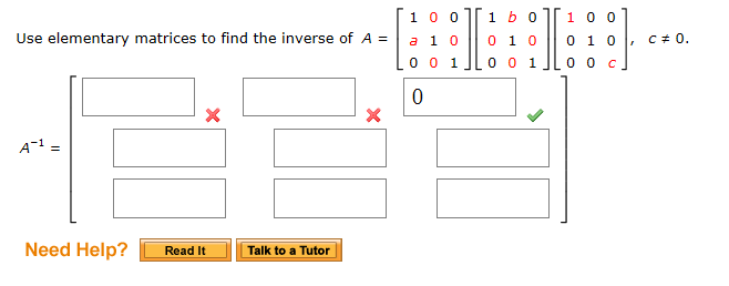 Solved Consider the following matrices. 0 4 (a) Find scalars | Chegg.com