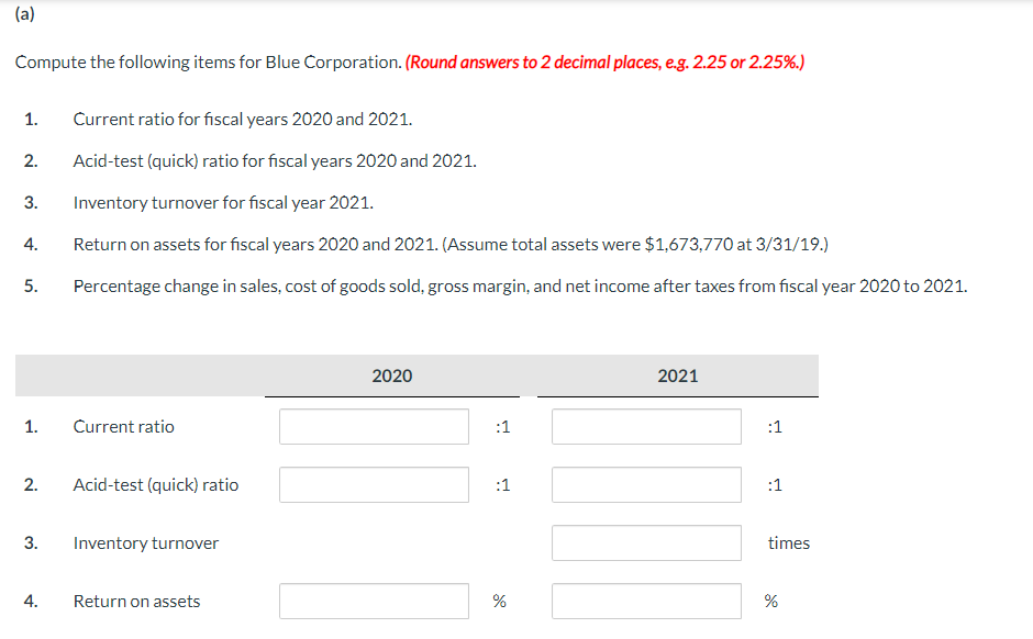 Solved Blue Corporation was formed 5 years ago through a | Chegg.com