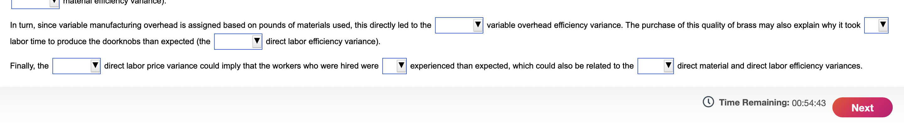 Eric Williams is a cost accountant and business | Chegg.com