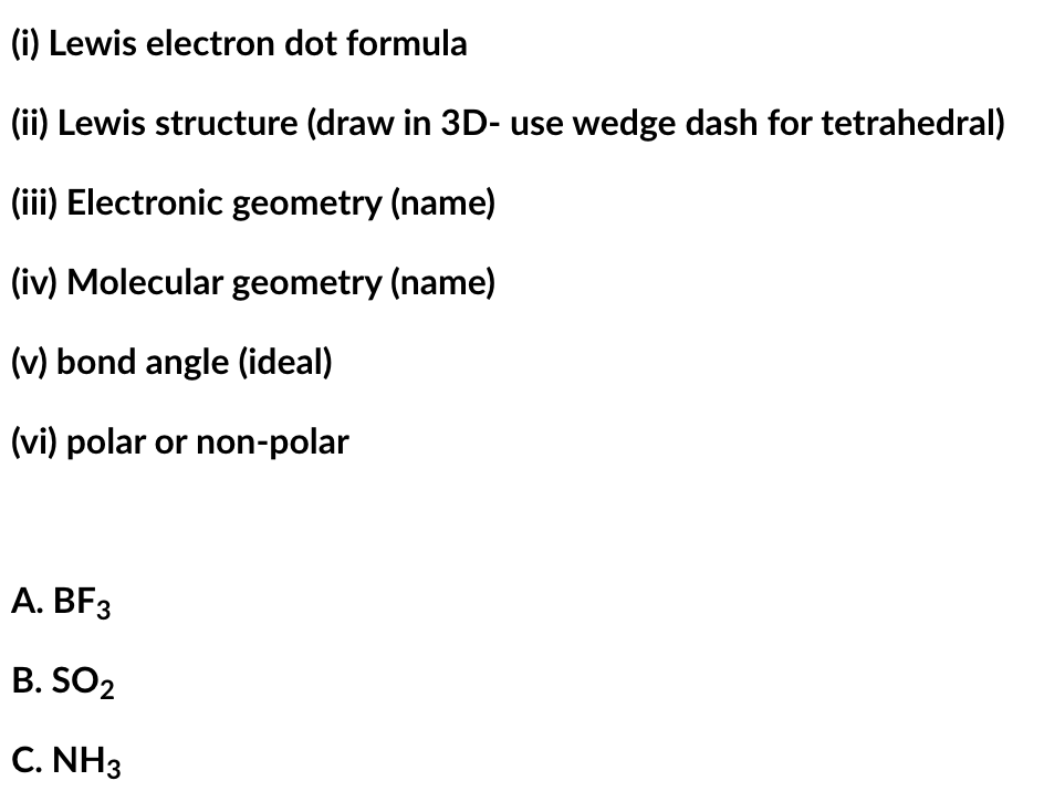 Solved (i) Lewis electron dot formula (ii) Lewis structure | Chegg.com