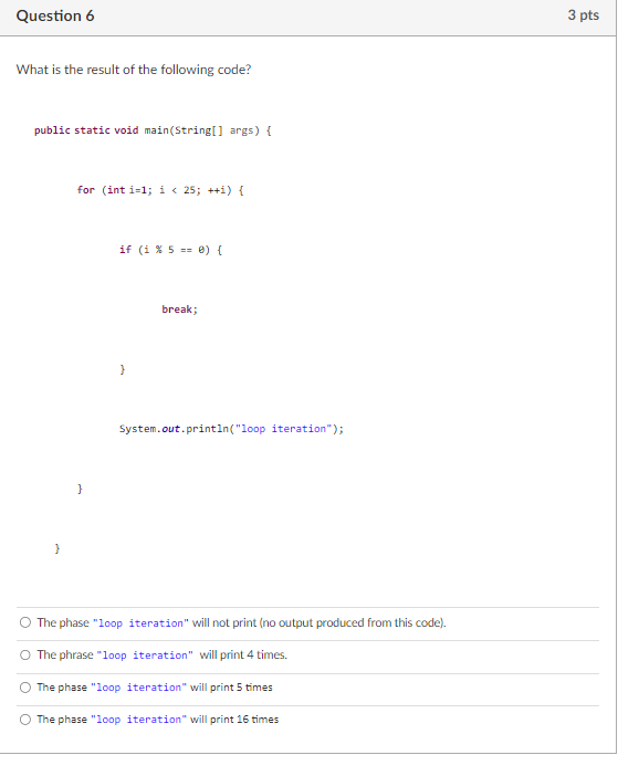 lat is the result of the following code? boolean | Chegg.com