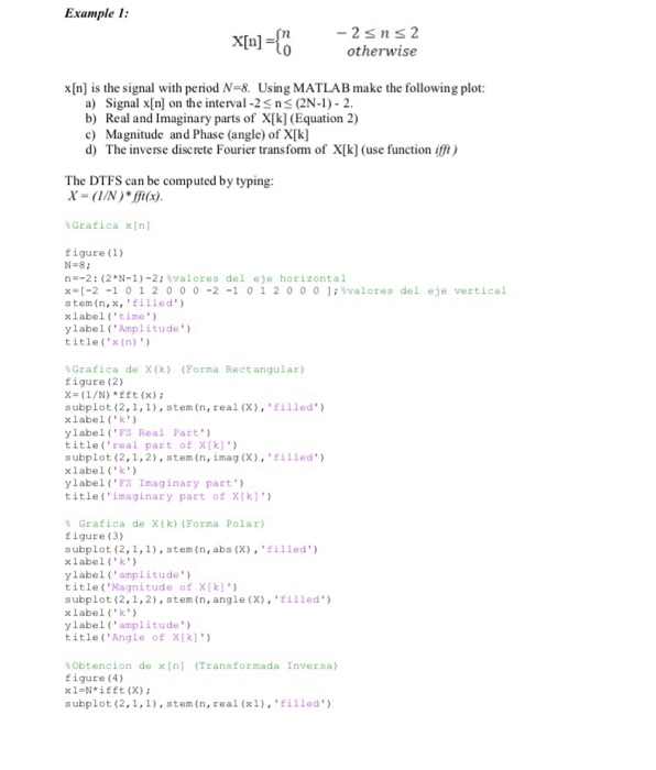 Solved Signals and Systems Laboratory 7 Fourier series | Chegg.com