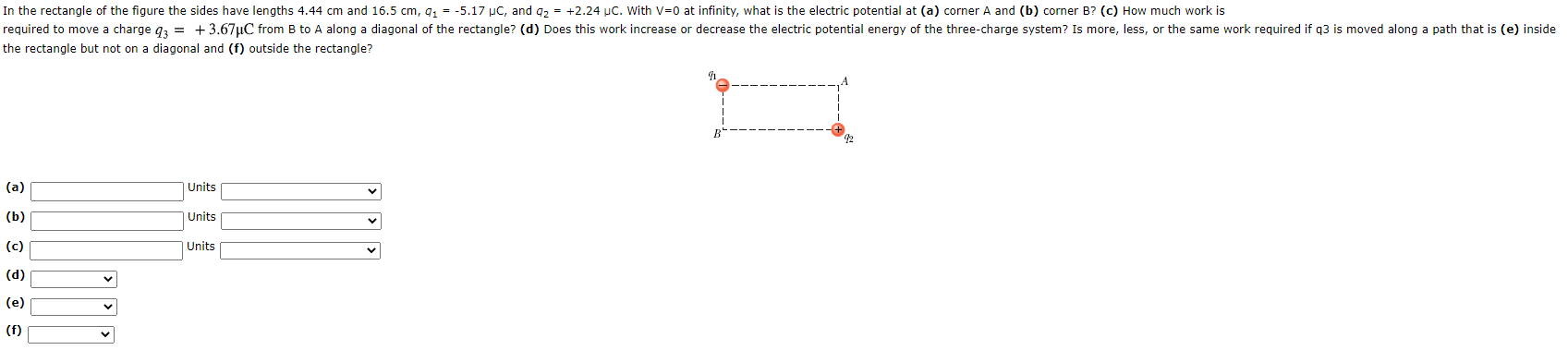 Solved In the rectangle of the figure the sides have lengths | Chegg.com