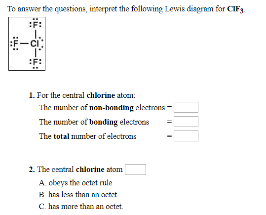 Lewis Dot Structure For Clf3