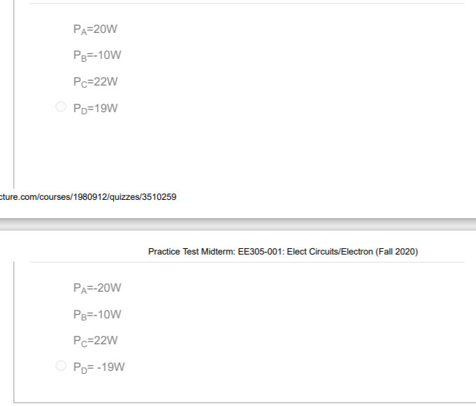 Question 28 0.25 / 0.25 pts In the circuit diagram, | Chegg.com