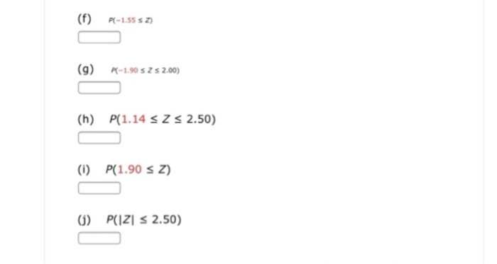 Solved Let Z Be A Standard Normal Random Variable And