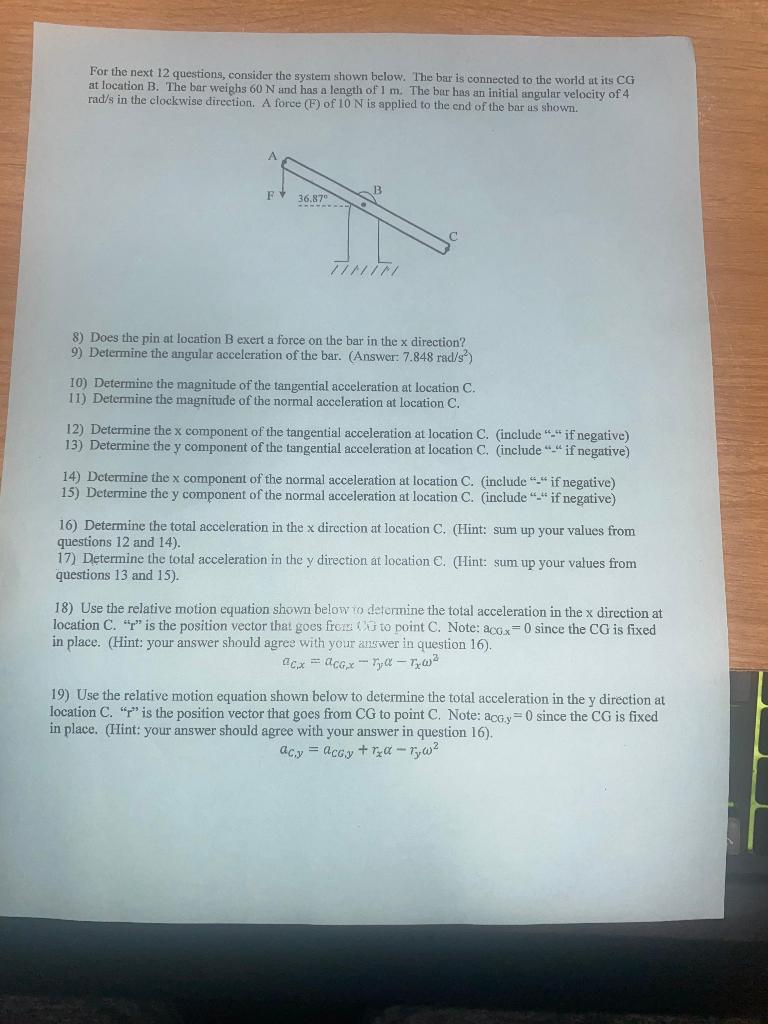 Solved For the next 12 questions, consider the system shown | Chegg.com