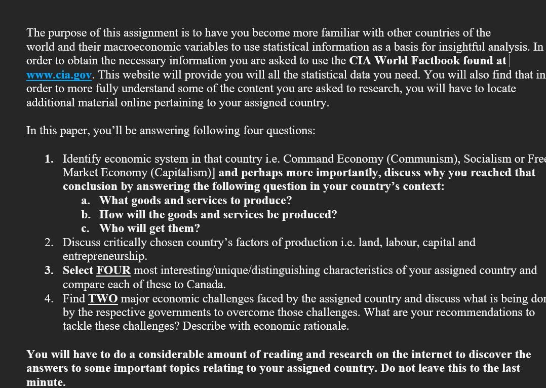 Solved The purpose of this assignment is to have you become | Chegg.com