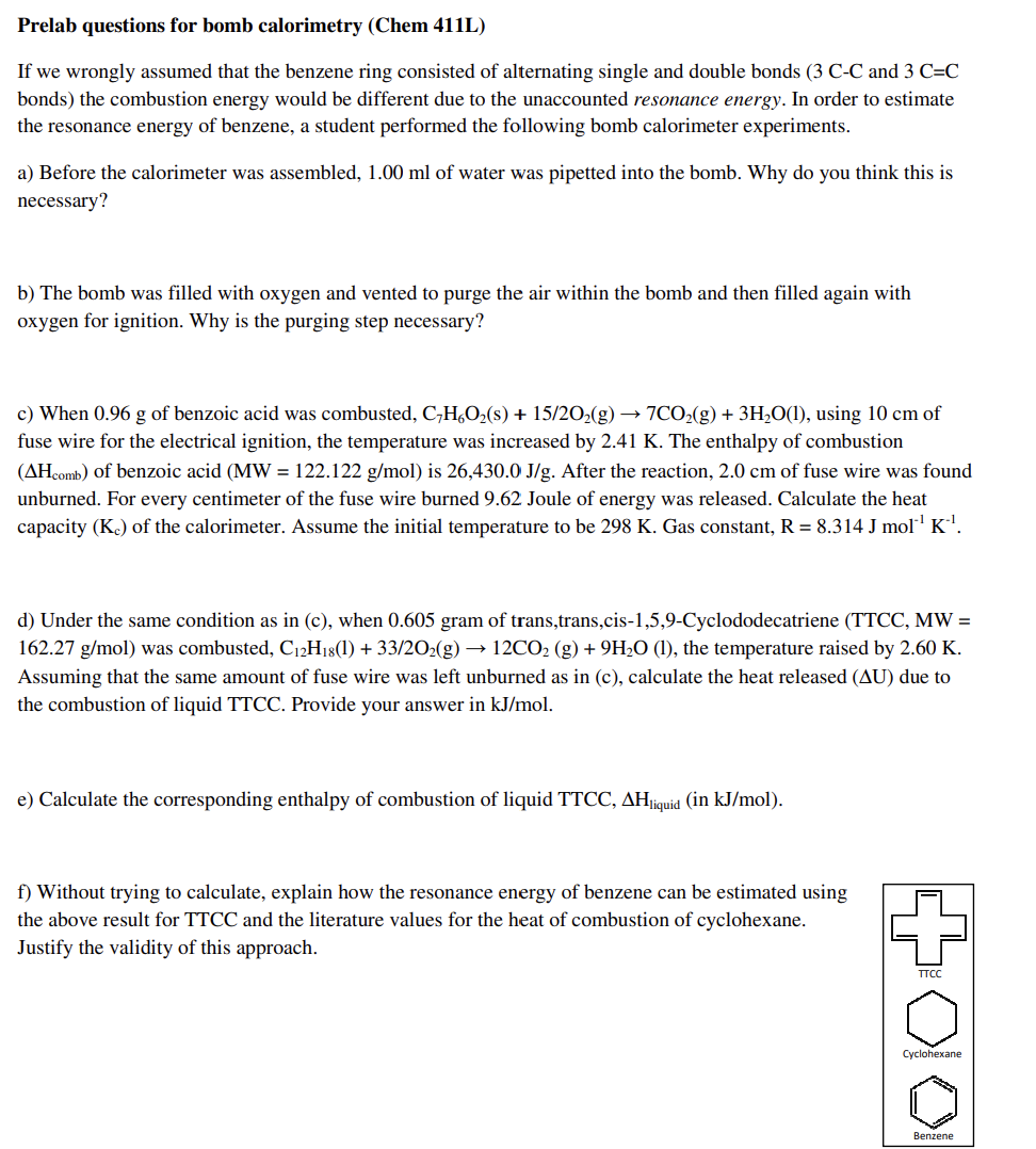 Solved If we wrongly assumed that the benzene ring consisted | Chegg.com