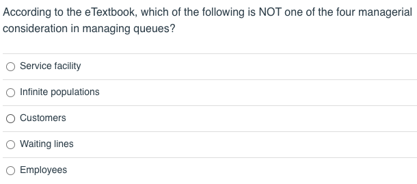 Solved According to the eTextbook, which of the following is | Chegg.com