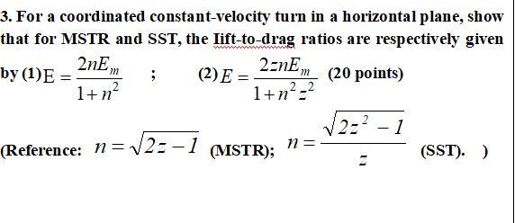 Solved flight dynamics correct answers FLIGHT | Chegg.com