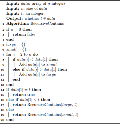 Solved (a) Give a recurrence that describes the | Chegg.com