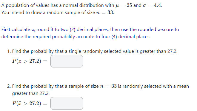Solved A population of values has a normal distribution with | Chegg.com