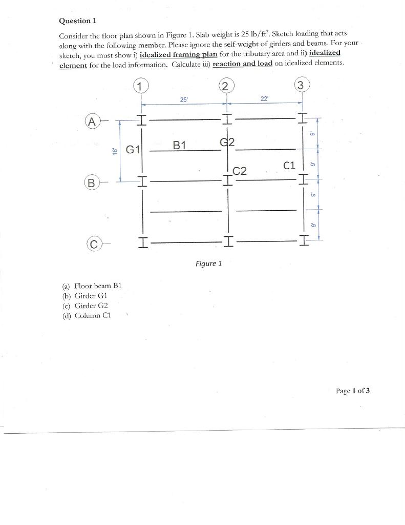 Solved Question 1 Consider the floor plan shown in Figure 1. | Chegg.com