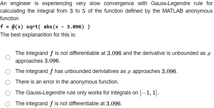 Solved An engineer is experiencing very slow convergence | Chegg.com