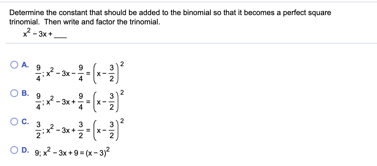 Solved Solve the equation by the square root property. (x - | Chegg.com