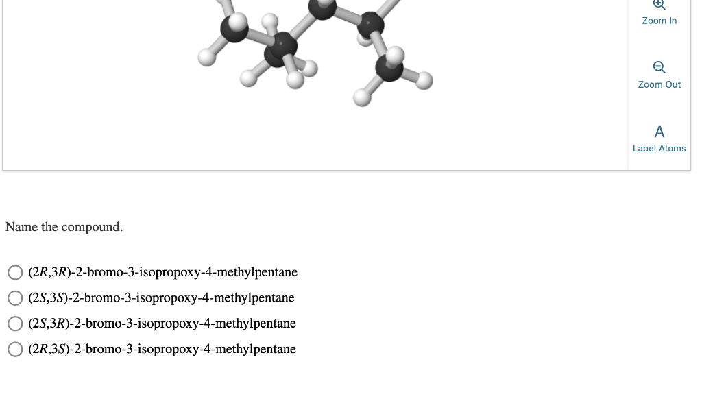 Solved Name the compound. | Chegg.com