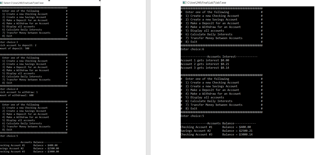 Solved Object Oriented Programming with Polymorphism Create | Chegg.com