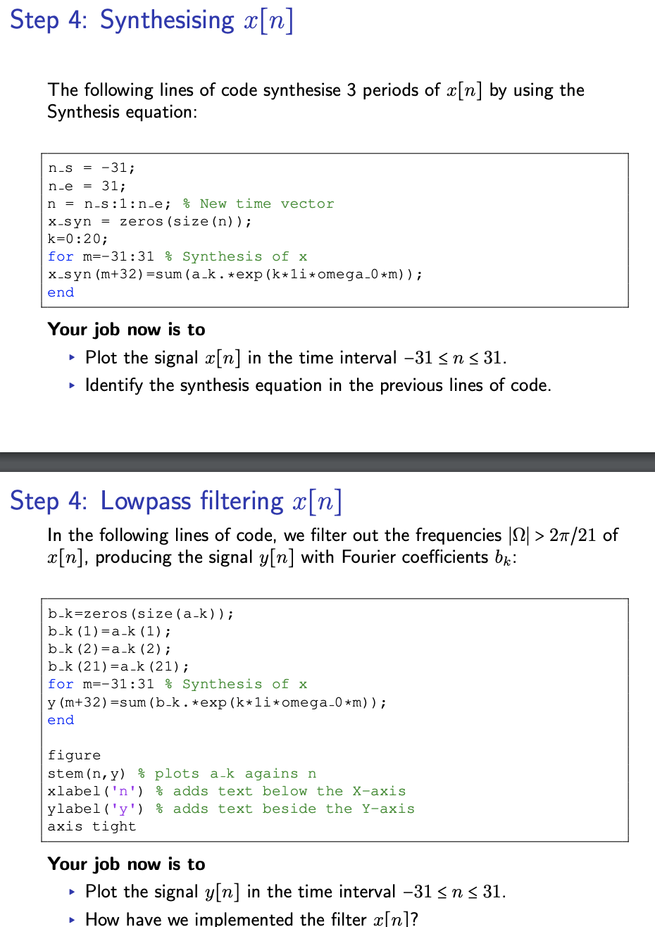 I Need To Do Step 4 Using Matlab And I Am Totally 