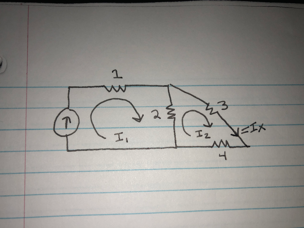 Solved solve circuit using nodal and loop (mesh) | Chegg.com