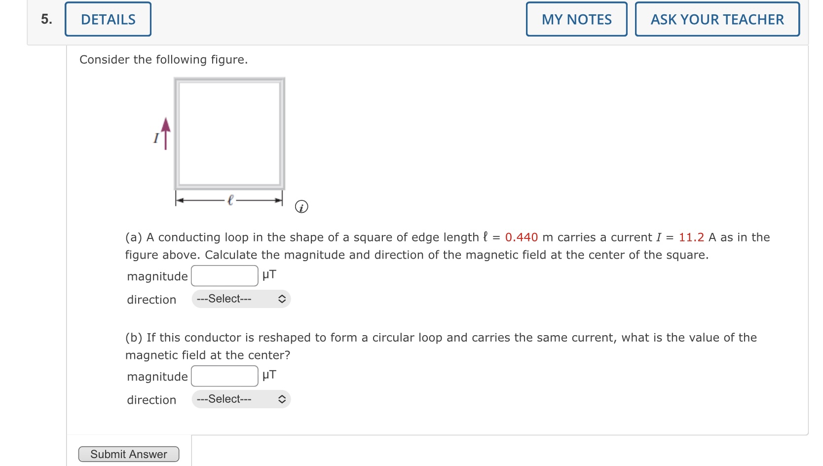 Solved Consider the following figure. (a) A conducting loop | Chegg.com
