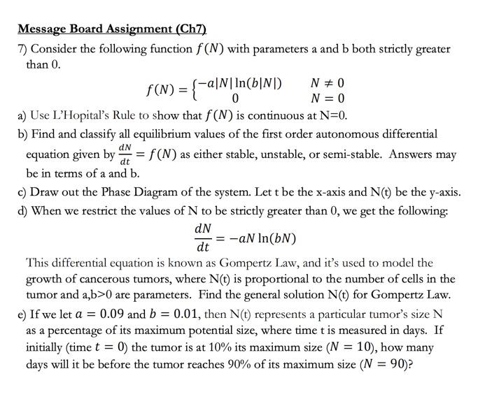 Solved Message Board Assignment (Ch7) 7) Consider the | Chegg.com