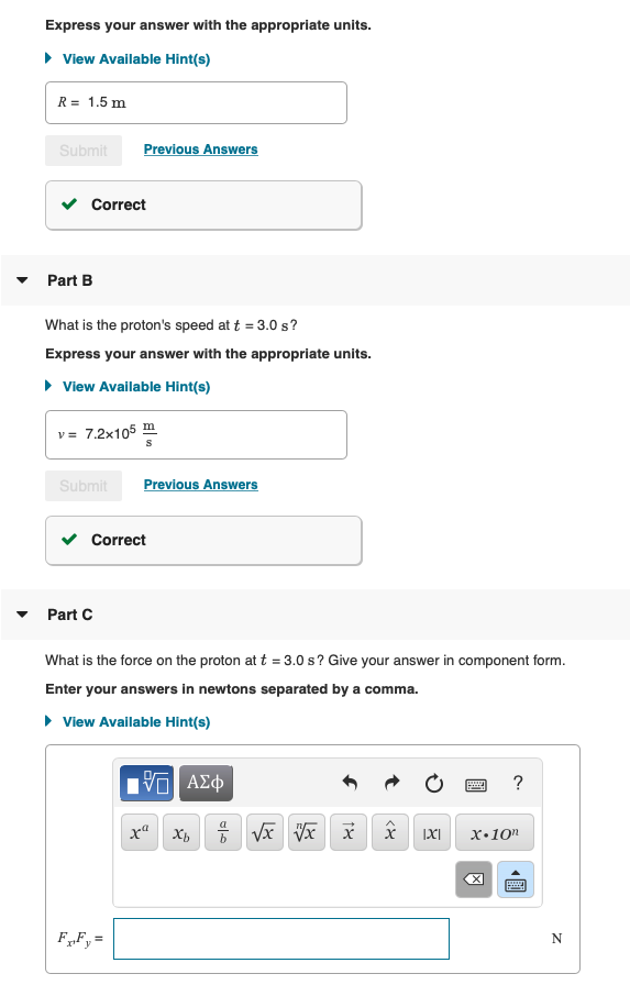 Solved Scientists design a new particle accelerator in which | Chegg.com
