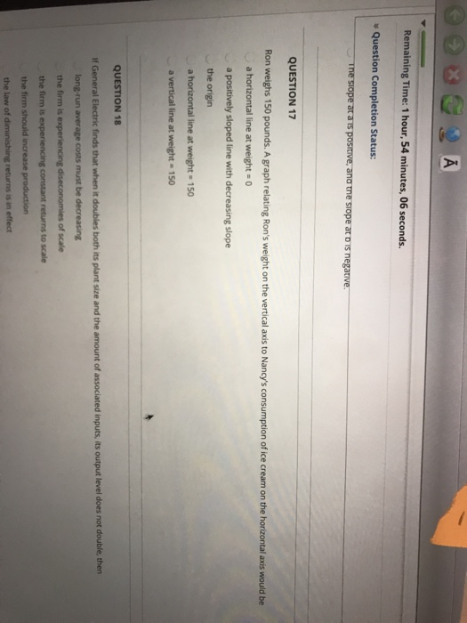 Solved QUESTION 17 at QUESTION 18 | Chegg.com