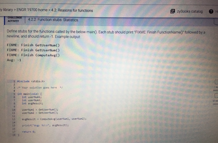 Solved y library > ENGR 19700 home> 4.2: Reasons for | Chegg.com