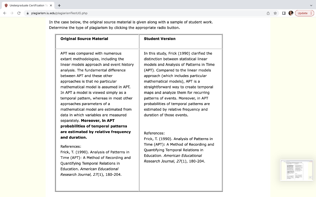 Please help! Which of the following is true for the | Chegg.com