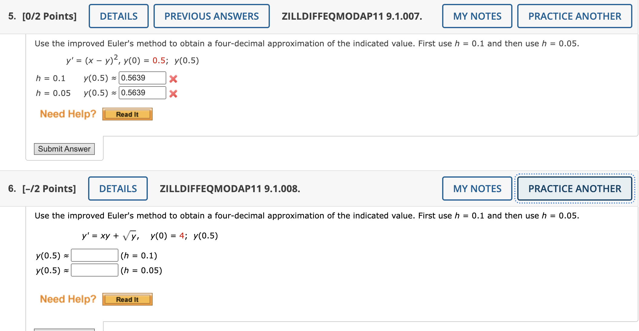 Solved [-/2 Points] ZILLDIFFEQMODAP11 9.1.002. Use the | Chegg.com
