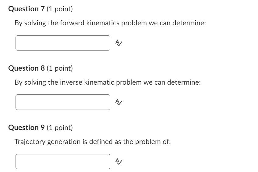 Solved By solving the forward kinematics problem we can | Chegg.com