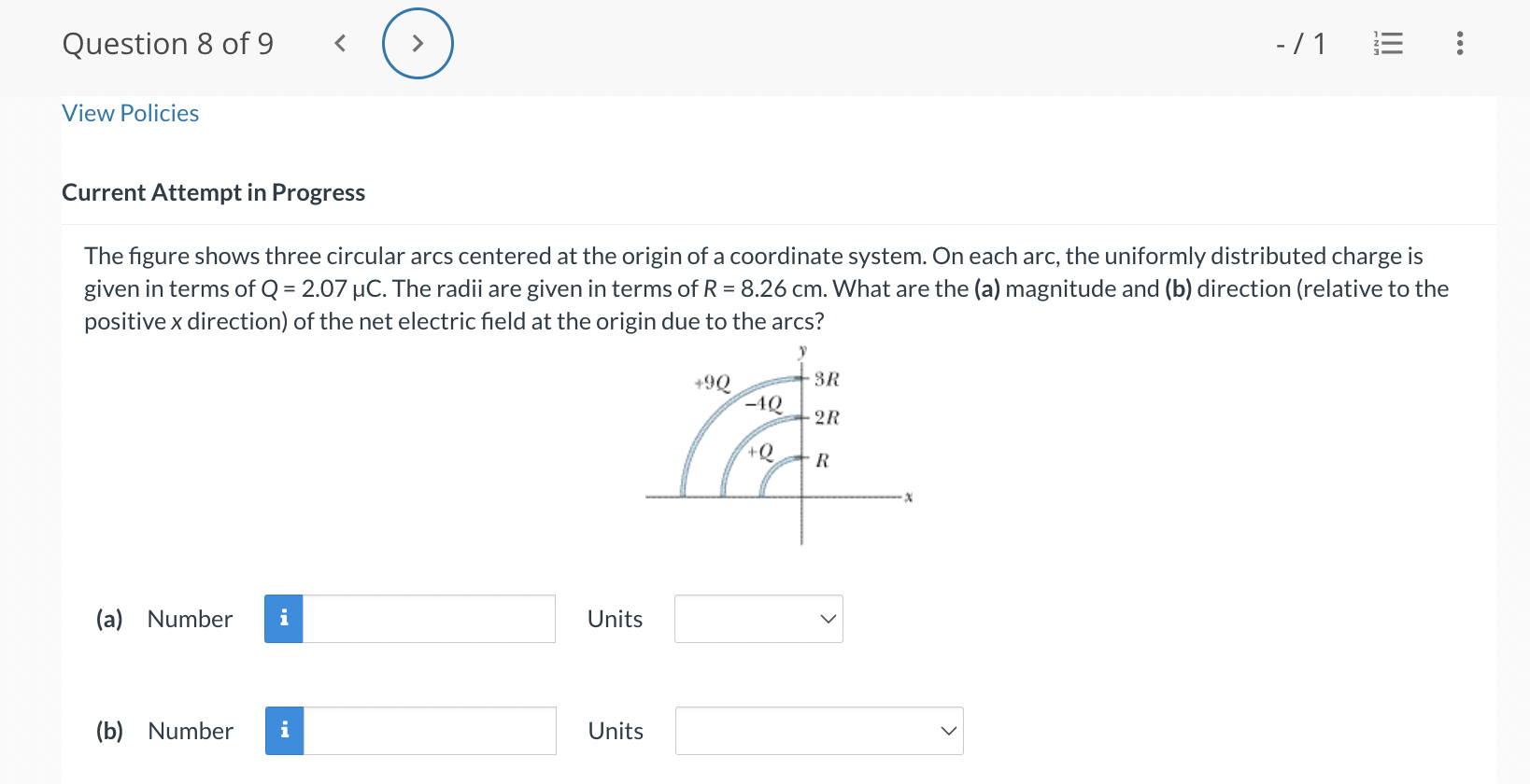 Current Attempt in ProgressThe figure shows three | Chegg.com