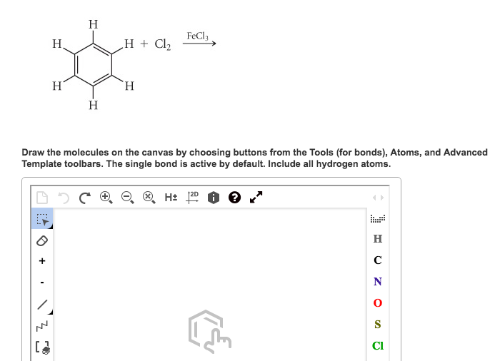 Solved CH3 Al C13 CH3 Draw the molecules on the canvas by | Chegg.com