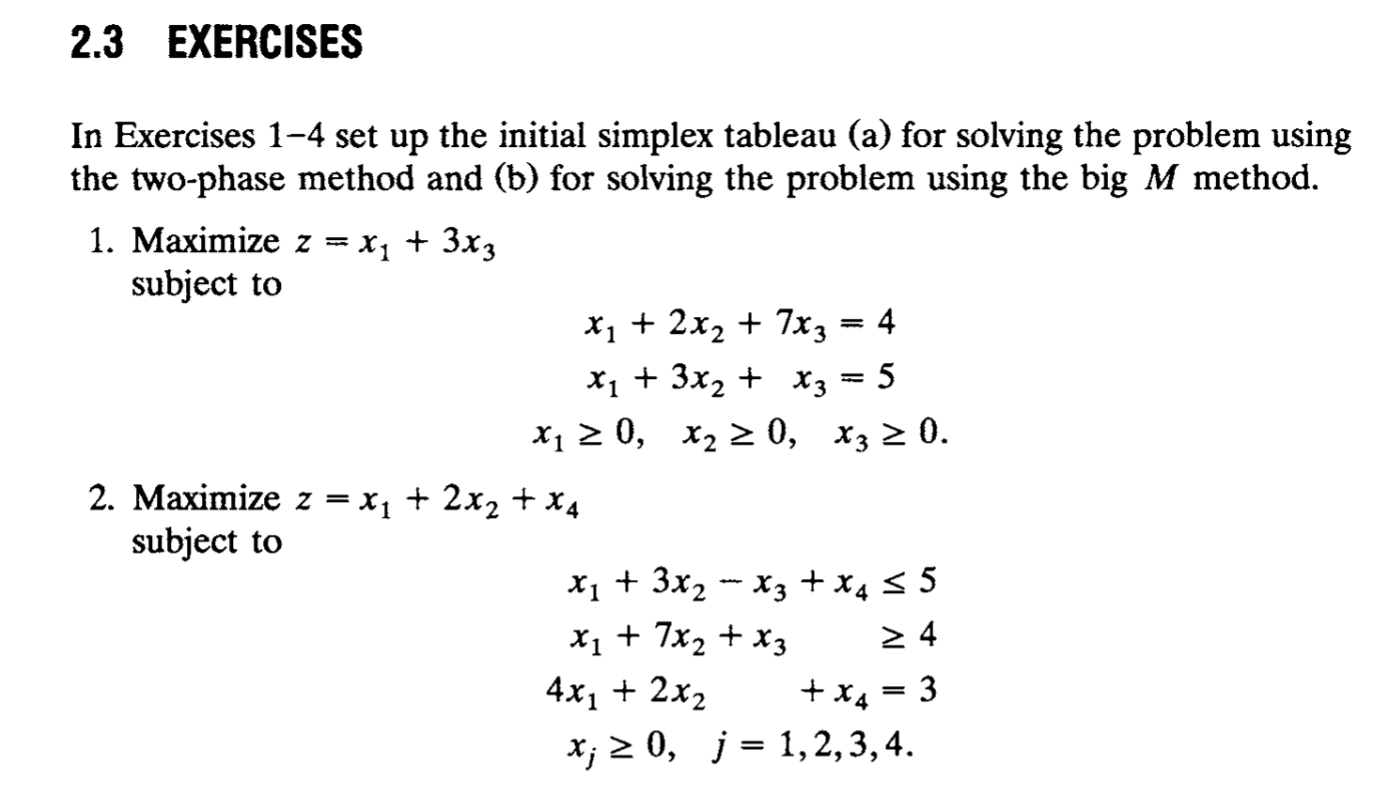 Solved 23 Exercises In Exercises 1 4 Set Up The Initial